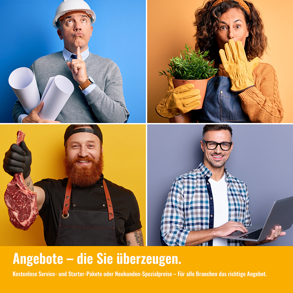 Angebote – die Sie überzeugen. Für alle Branchen.